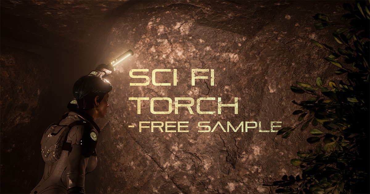 Free Sci Fi Torch - Explorers Lights Sample | 3D Tools | Unity Asset Store