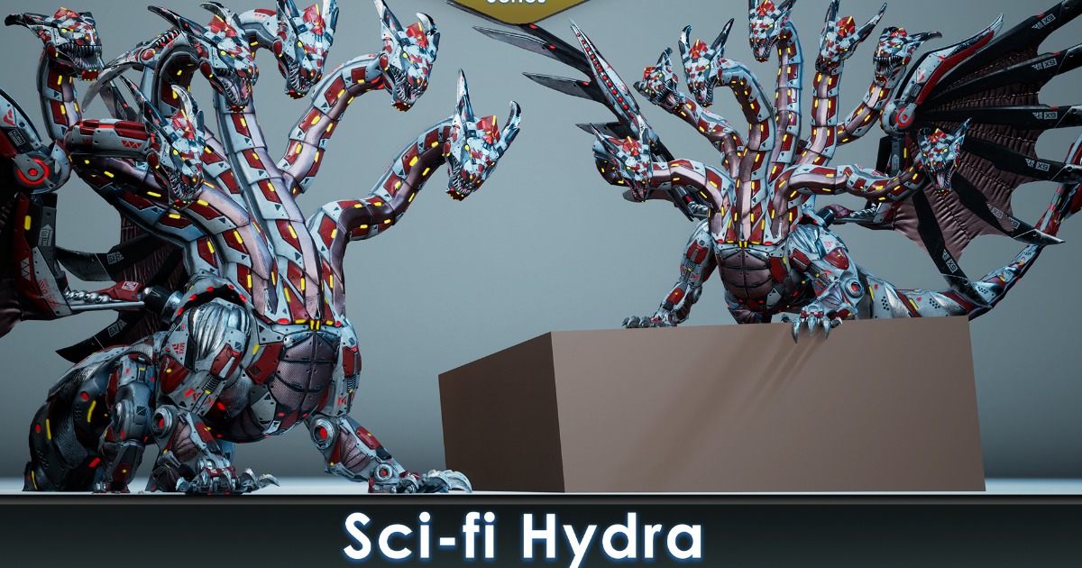 Sci-Fi Hydra | 3D Characters | Unity Asset Store