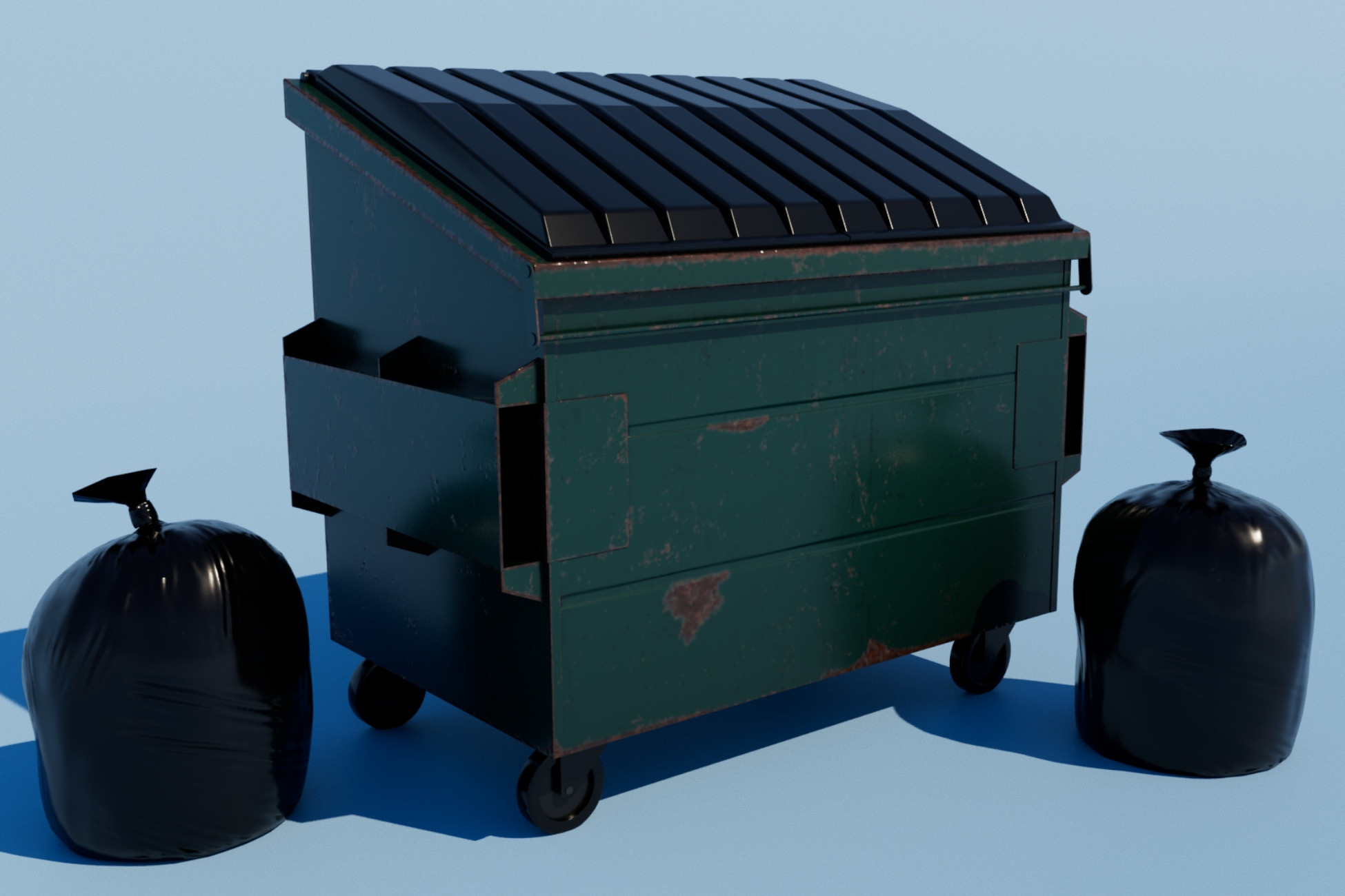 Dumpster Pack | 3D Props | Unity Asset Store