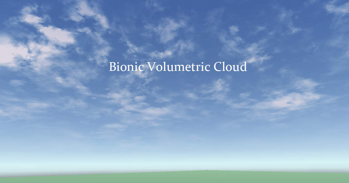 Bionic Volumetric Cloud | VFX Shaders | Unity Asset Store Bionic Volumetric Cloud | VFX Shaders | Unity Asset Store