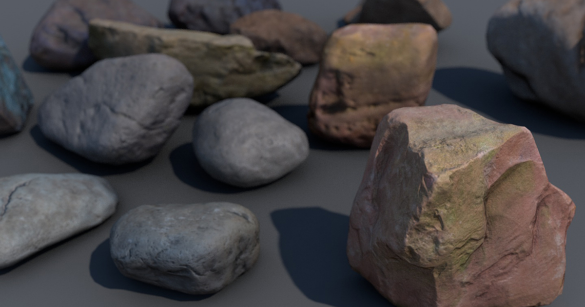 Real Stones v1 | 3D Exterior | Unity Asset Store