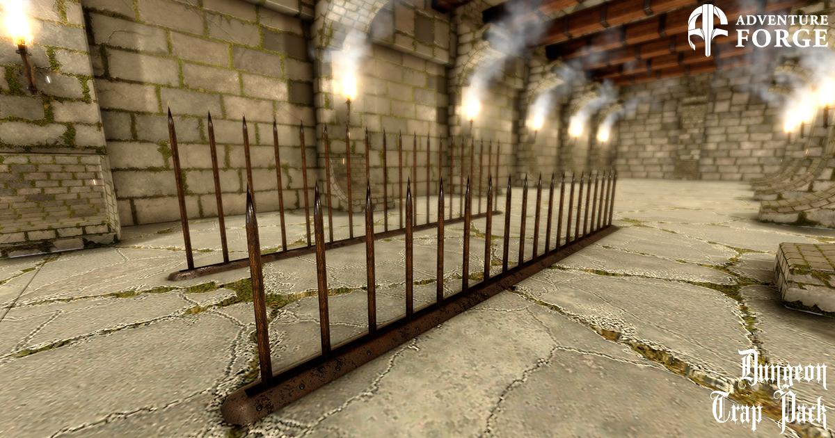 Dungeon Trap - Floor Spear Slit | 3D Props | Unity Asset Store