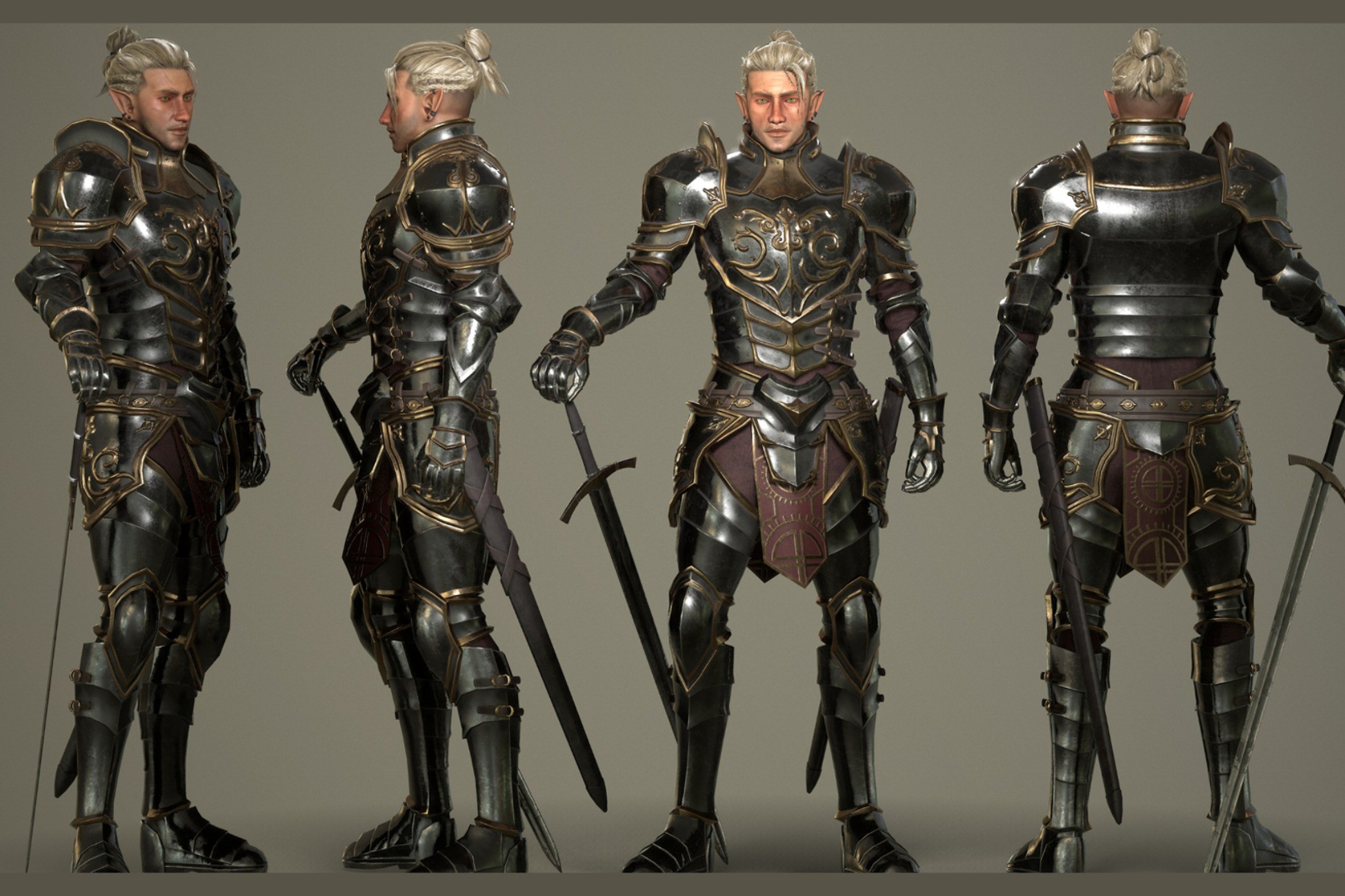 Elf Knight Warrior | Characters | Unity Asset Store