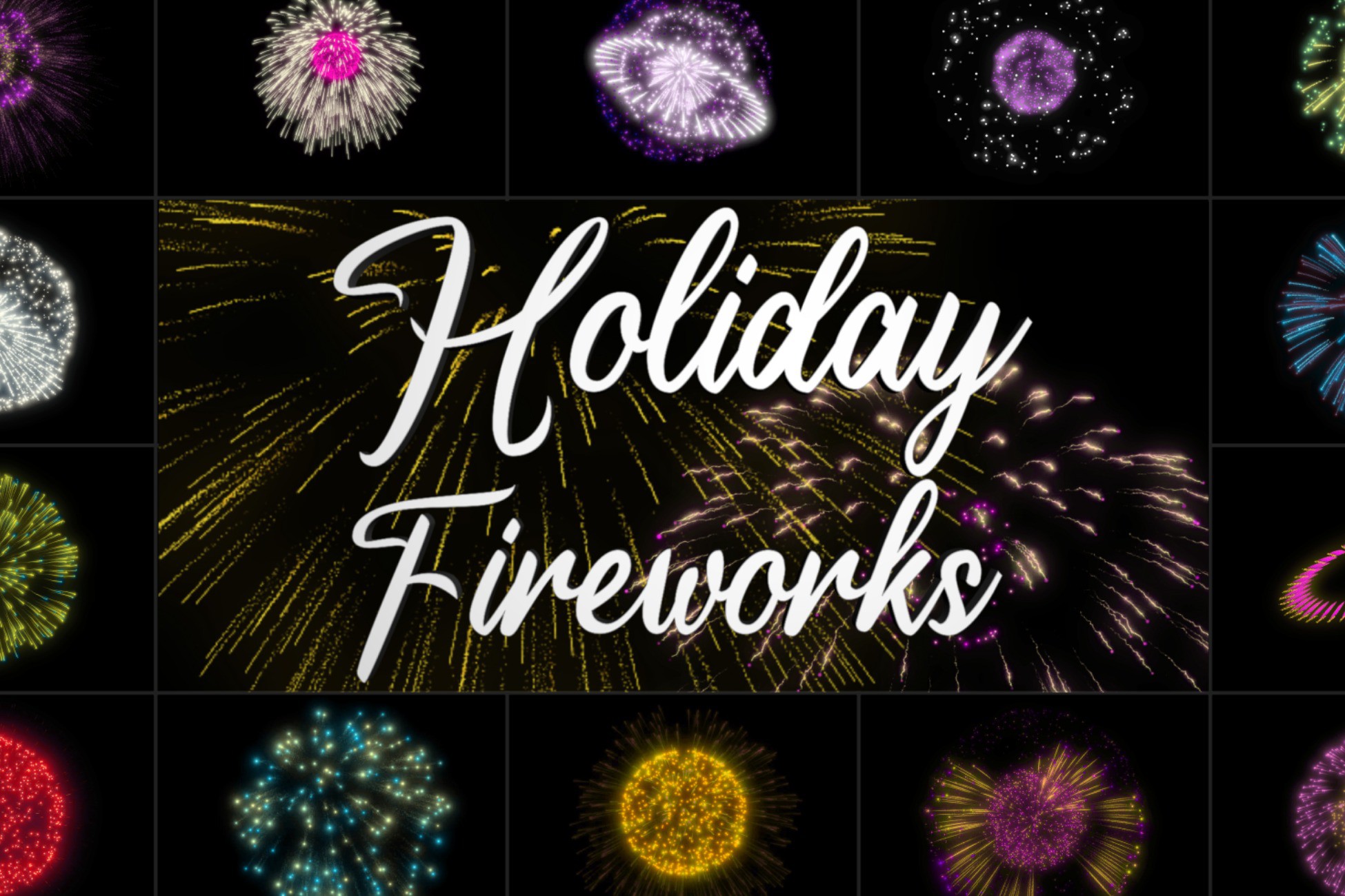 Holiday Fireworks | 2D Textures & Materials | Unity Asset Store
