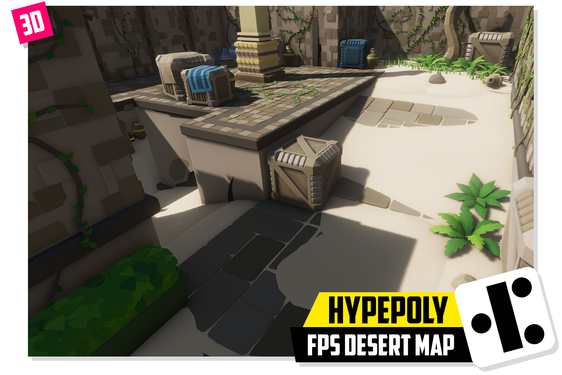 HYPEPOLY - FPS Desert Map | 3D Environments | Unity Asset Store