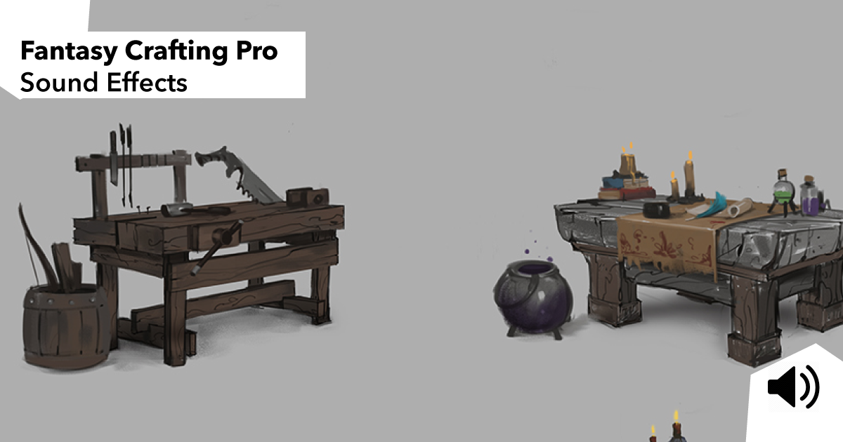 Fantasy Crafting Sound Effects | Audio Sound FX | Unity Asset Store