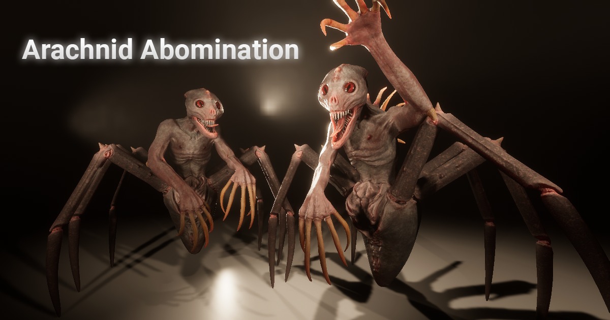Arachnid Abomination | 3D Creatures | Unity Asset Store