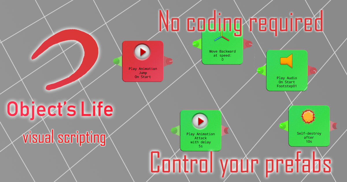 Object Life | 비주얼 스크립팅 | Unity Asset Store