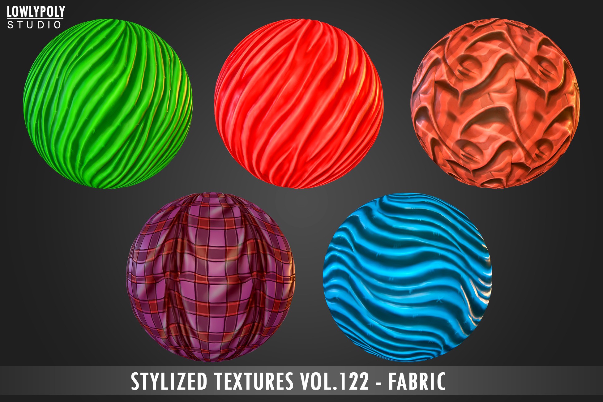 Fabric Vol.122 - Stylized Textures | 2D Fabric | Unity Asset Store