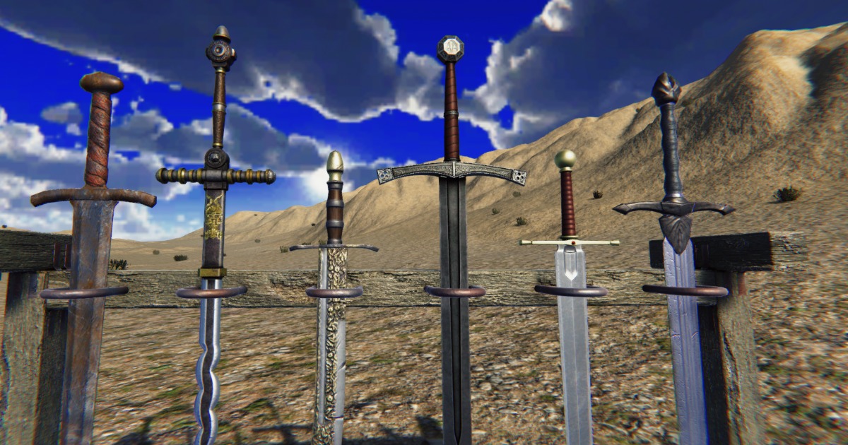 PBR sword pack 2 | 3D Weapons | Unity Asset Store