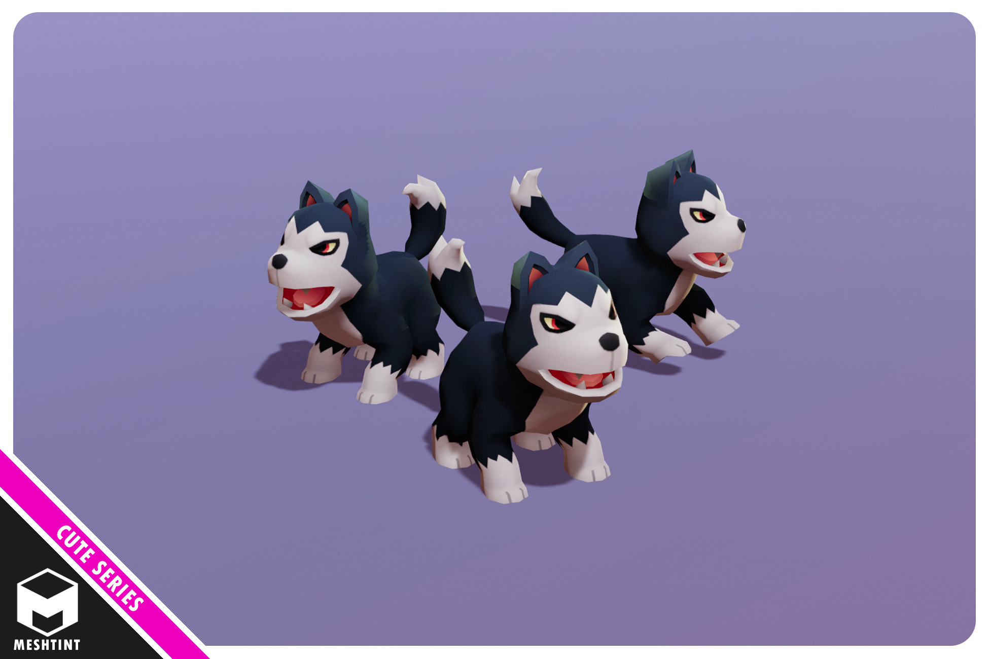 Wolf Pup Cute Series | 3D Creatures | Unity Asset Store