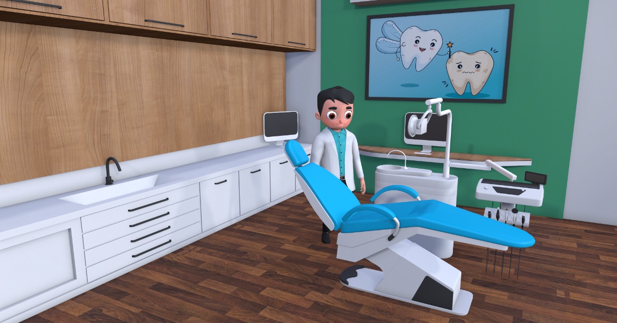 Low Poly Community Helper Dentist - Male | 3D Characters | Unity Asset ...
