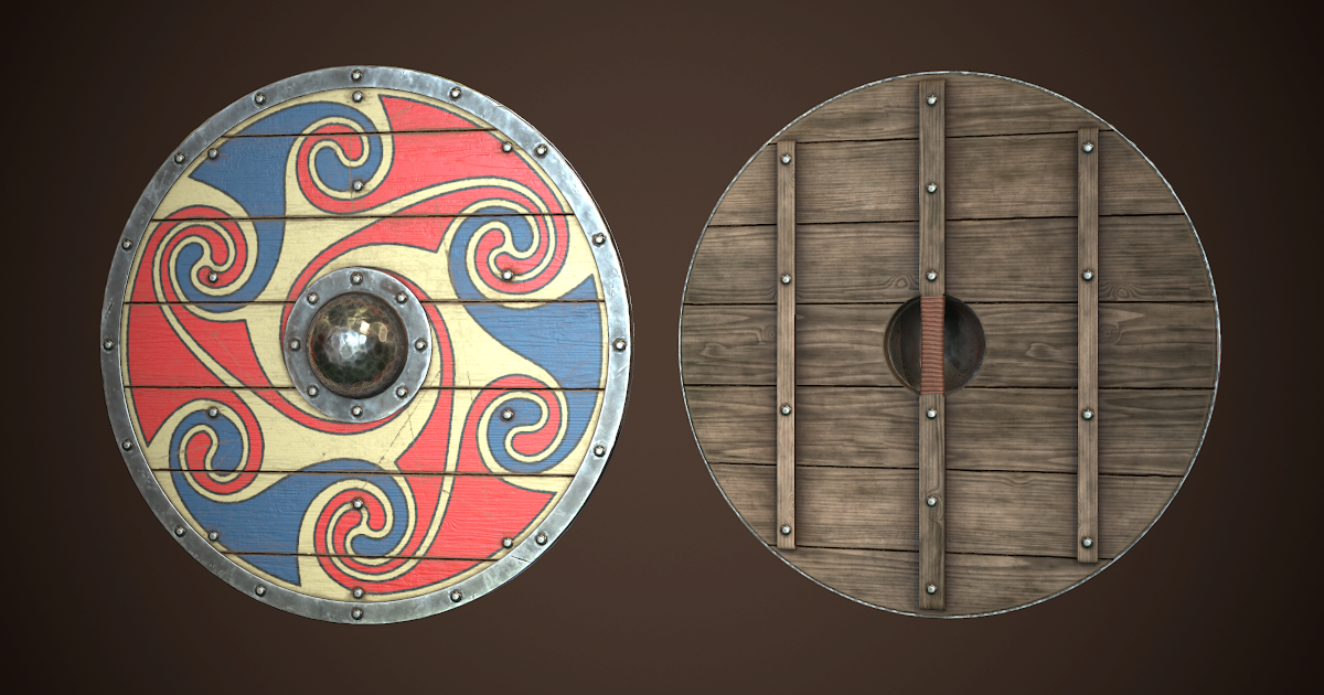 Viking Shield 07 | 3D 무기 | Unity Asset Store