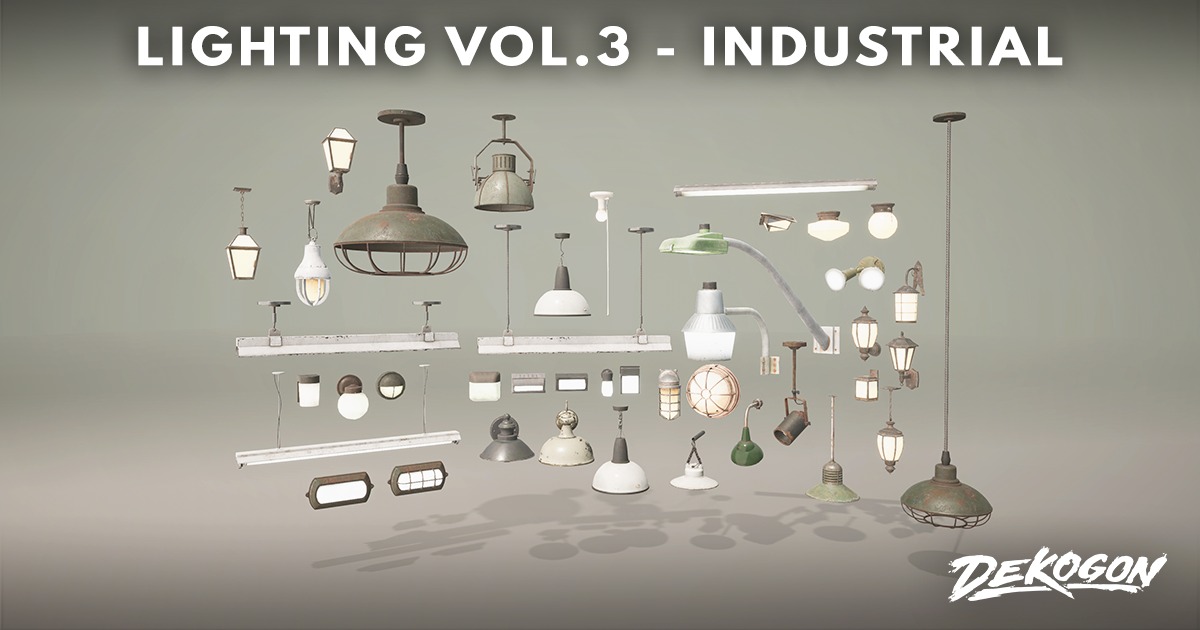 Lighting VOL.3 - Industrial | 3D Industrial | Unity Asset Store