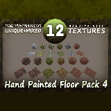 Hand Painted Floor Pack 4