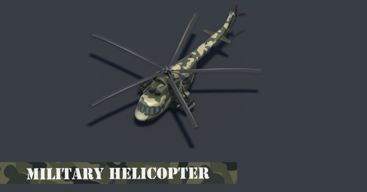 Military Helicopter Mi-8 | 3D Air | Unity Asset Store