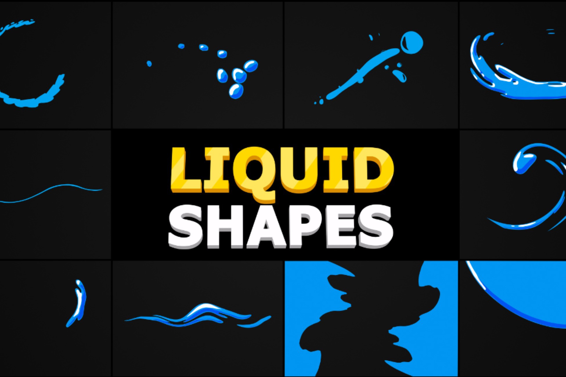 Liquid Shapes # | 2D 텍스처 및 소재 | Unity Asset Store