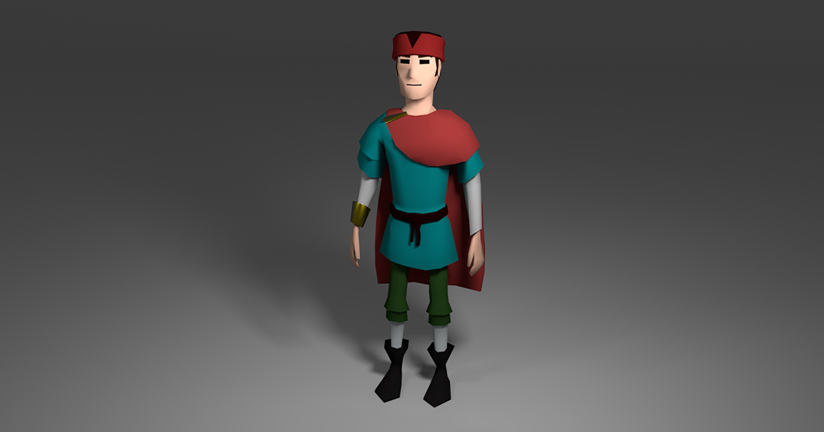 Low-poly character Magic trader | 3D Characters | Unity Asset Store
