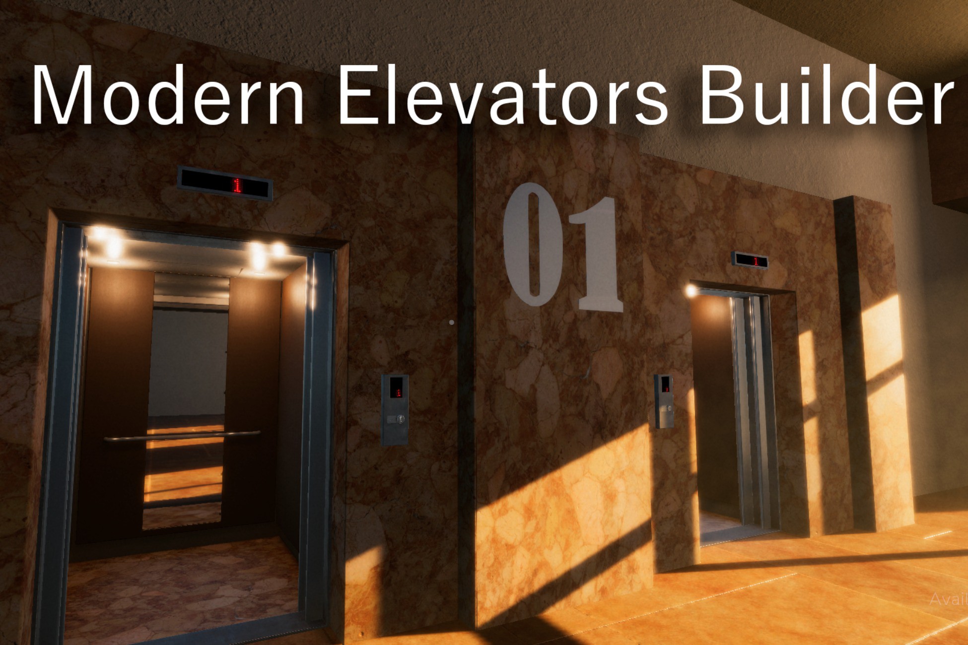 Modern Elevators Builder - HDRP | 3D Environments | Unity Asset Store