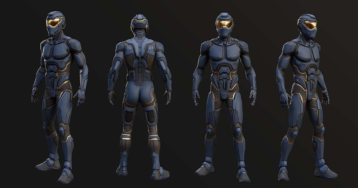 Cyber Costume | 3D 캐릭터 | Unity Asset Store