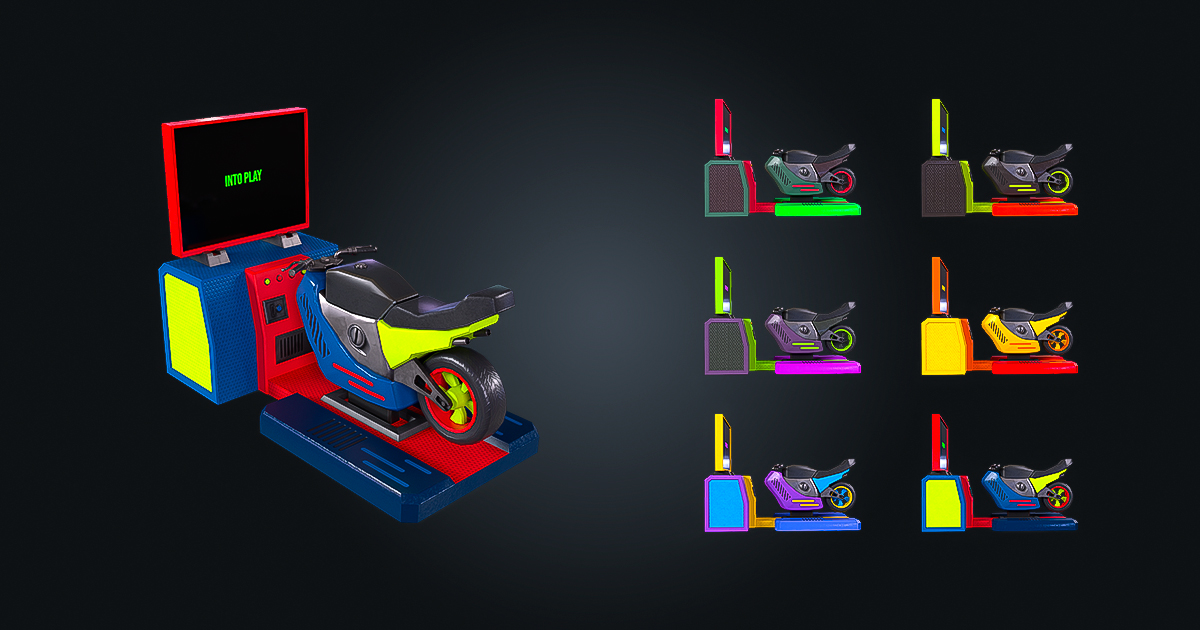 Arcade Bike Racing V1 – Motorcycle | Game Ready PBR | Built-In & URP ...