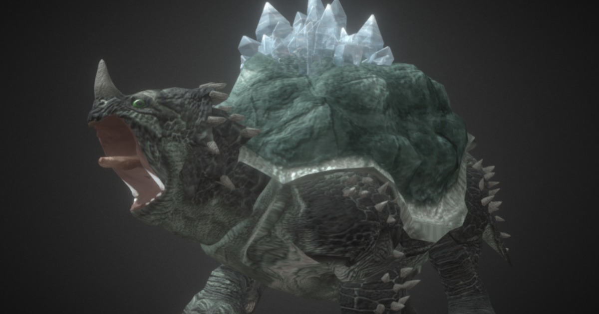 Big Draco Ice | 3D Creatures | Unity Asset Store