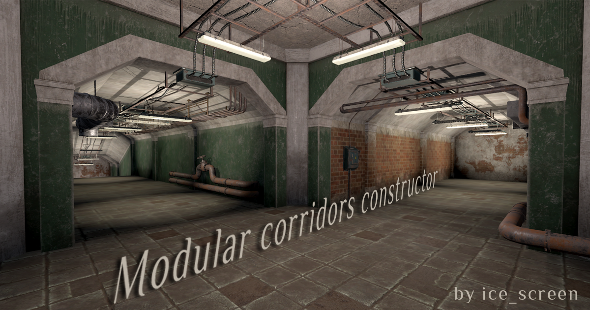Modular corridors constructor | 3D Dungeons | Unity Asset Store