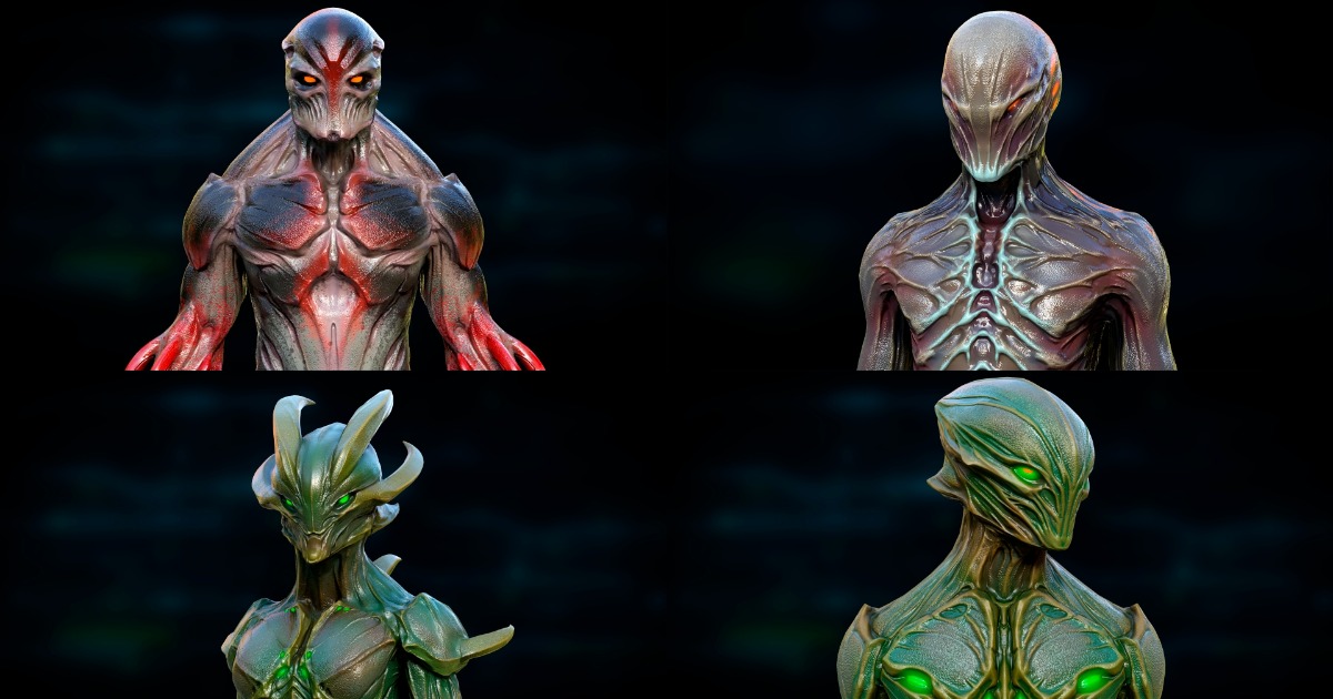 Aliens Monsters Bundle | Characters | Unity Asset Store