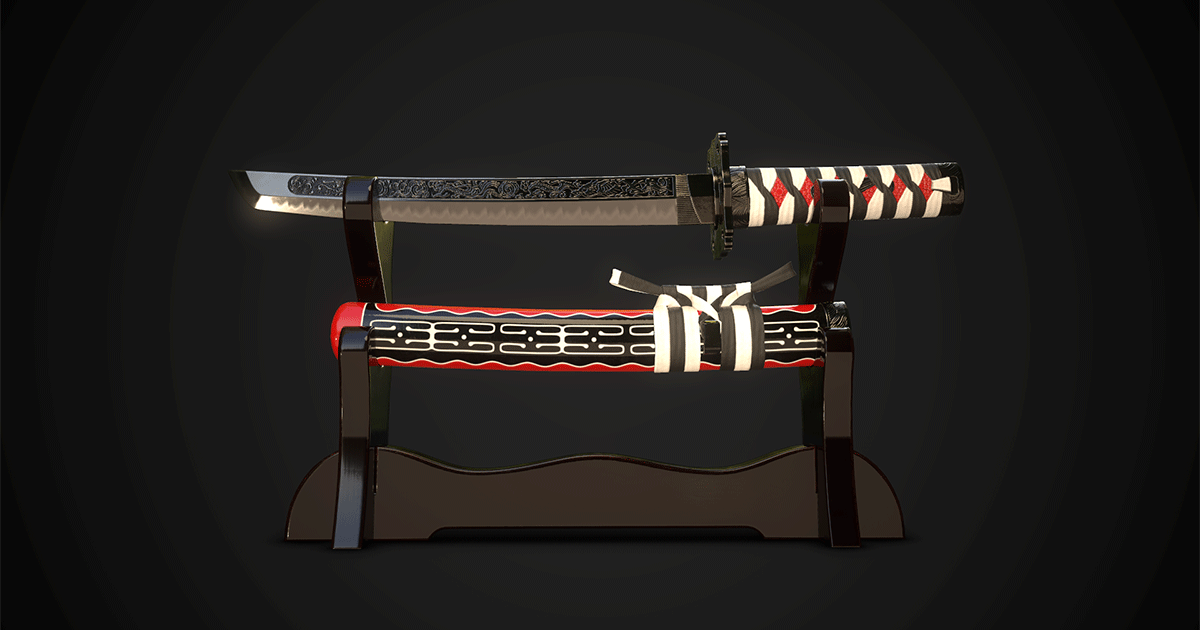 Samurai sword tanto No.02 | 3D 무기 | Unity Asset Store