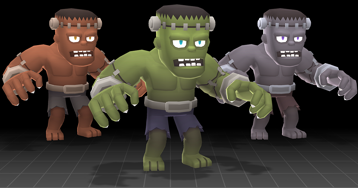 Poly HP - MadFranken | 3D Creatures | Unity Asset Store