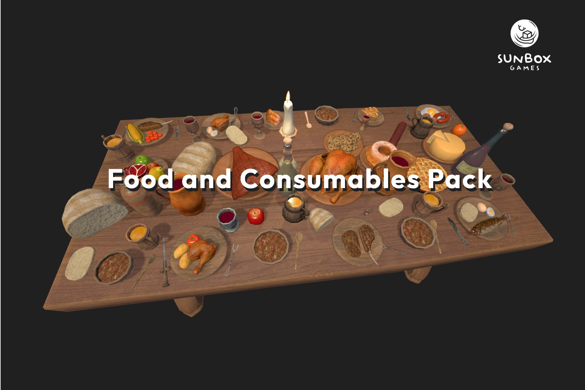 Food and Consumables Pack | 3D Food | Unity Asset Store