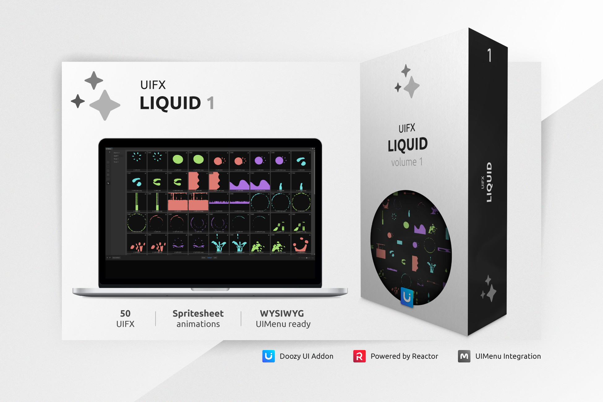 Uifx Liquid 1 Doozy Ui Addon 2d Gui Unity Asset Store