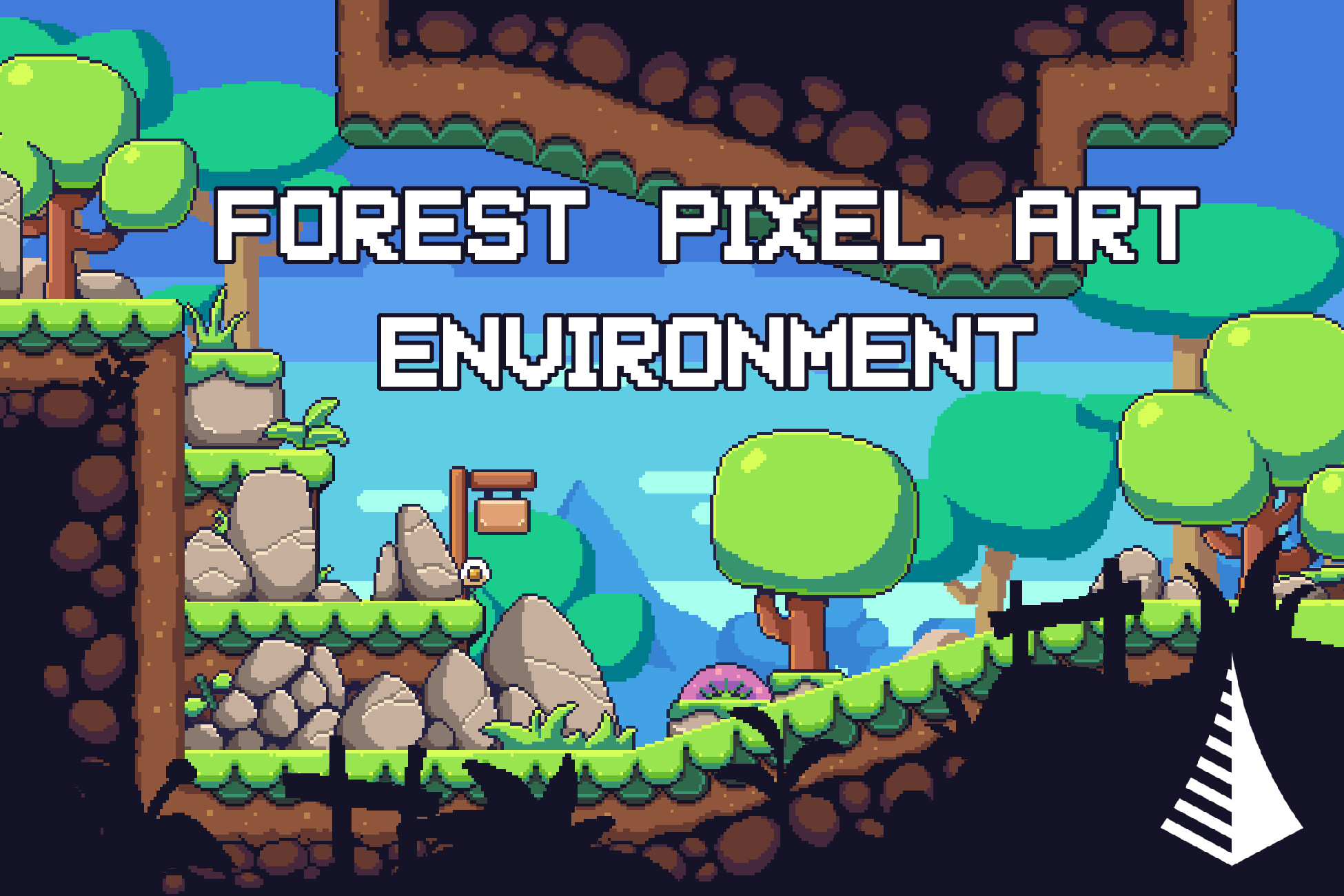 Forest Pixel Art Environment | 2D 环境 | Unity Asset Store
