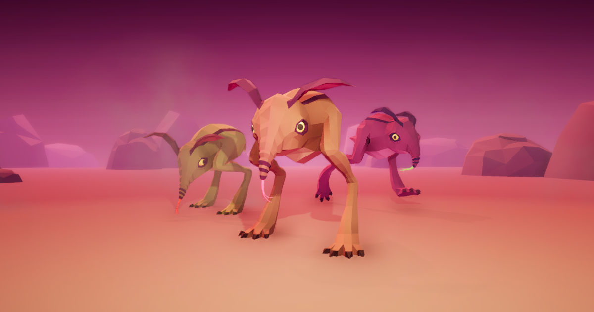 Polygonal - Alien Garoo | 3D Creatures | Unity Asset Store