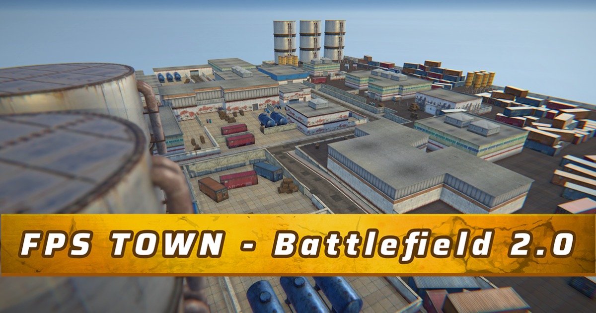 FPS Town - Realistic Battlefield 2.0 | 3D Environments | Unity Asset Store