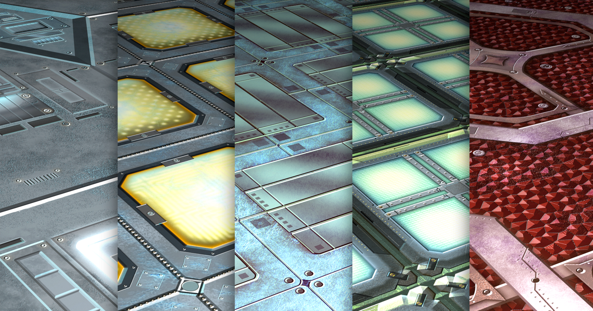 Sci-fi Vol.87 - Hand Painted Textures | 2D Textures & Materials | Unity ...