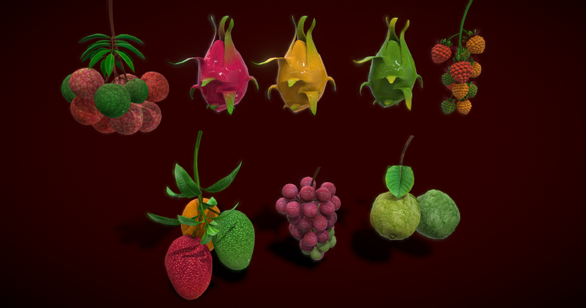 Collection Fruit Path1 | 3D 음식 | Unity Asset Store