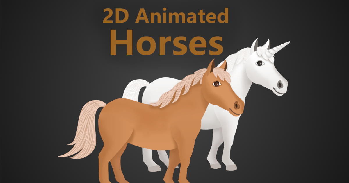Horse 2D Animated | 2D 캐릭터 | Unity Asset Store