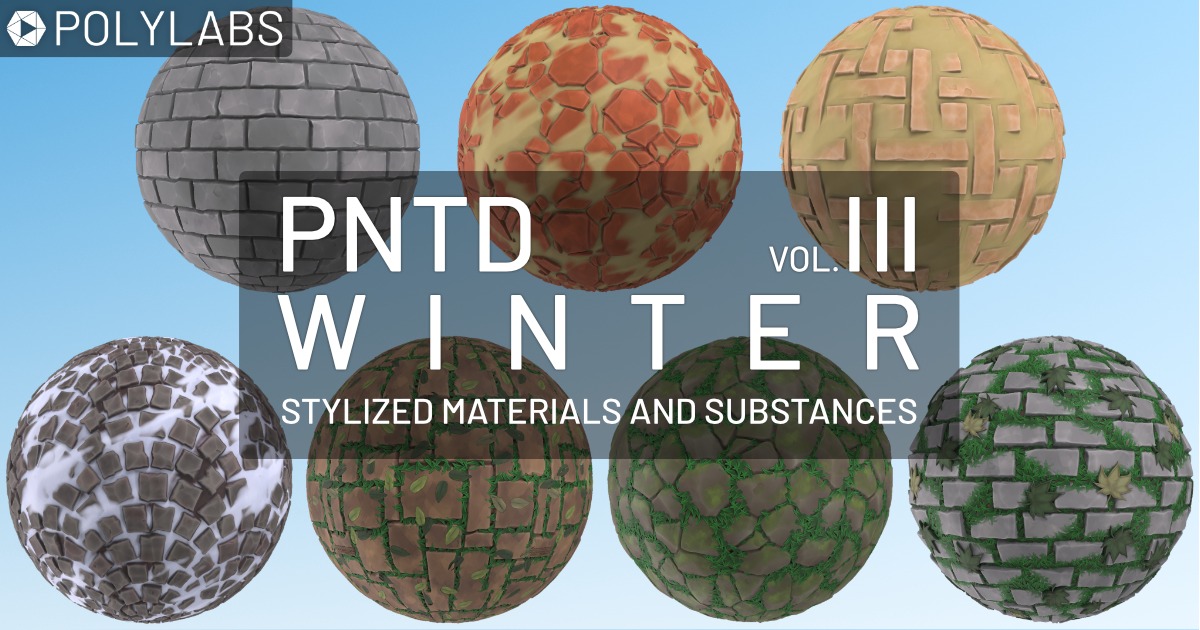 PNTD Stylized Bricks Substances and Materials | 2D Textures & Materials ...
