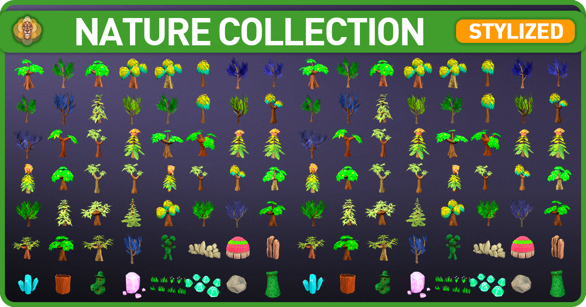 Stylized Nature Collection | 3D Environments | Unity Asset Store
