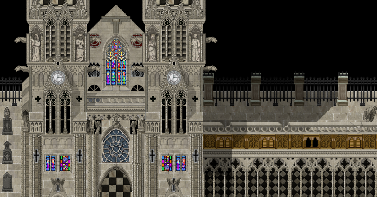 Pixel Gothic Pack | 2D Environments | Unity Asset Store