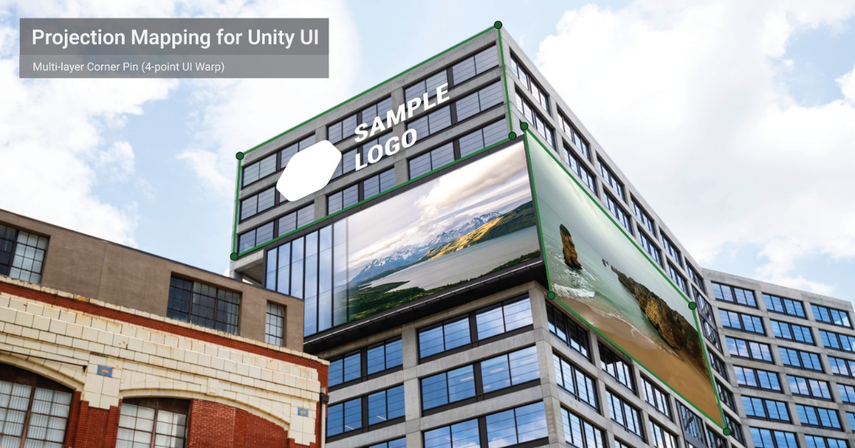 UI Corner Pin / Perspective Warp | 2D GUI | Unity Asset Store