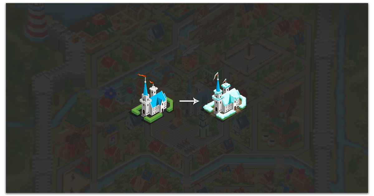 LOW POLY - BUILDINGS PACK | 2D 建筑 | Unity Asset Store
