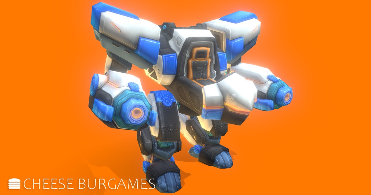 Cartoon Mecha Skin #1 | 3D Robots | Unity Asset Store