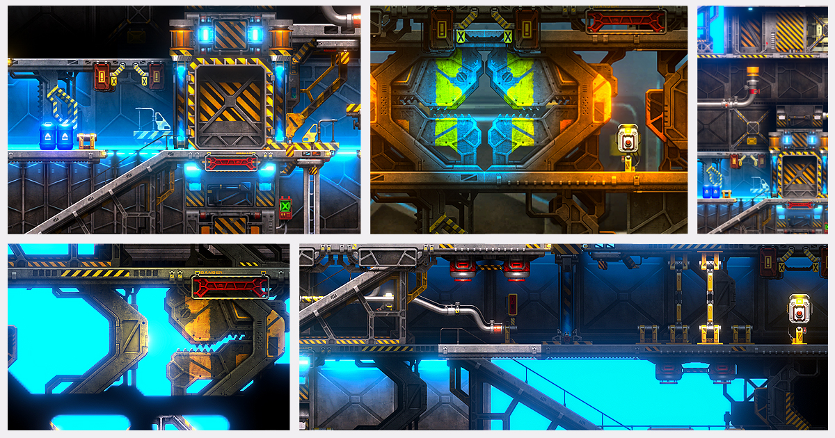 2D Sci-Fi Industrial Environment Pack | 2D Environments | Unity Asset Store