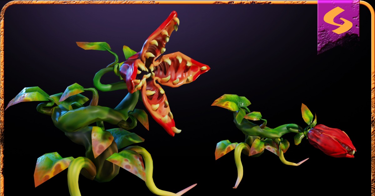 Strike Flower Forest Monster | 3D Creatures | Unity Asset Store
