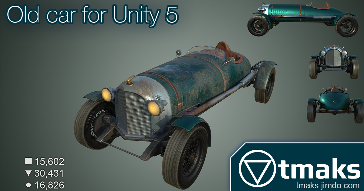 Old car PBR Materials (dirty and clear texture set) | 3D Vehicles ...