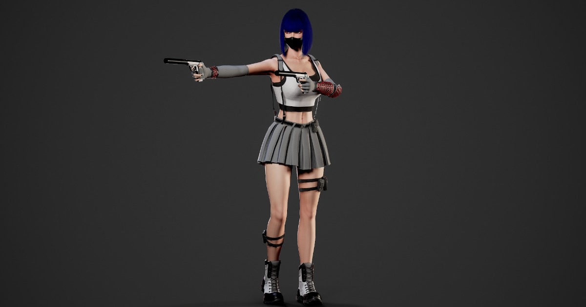 Secret Agent Girl | Characters | Unity Asset Store