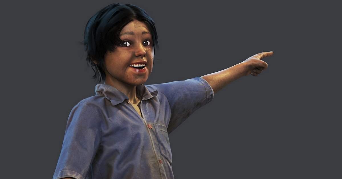 Poor Child | 3D Humanoids | Unity Asset Store