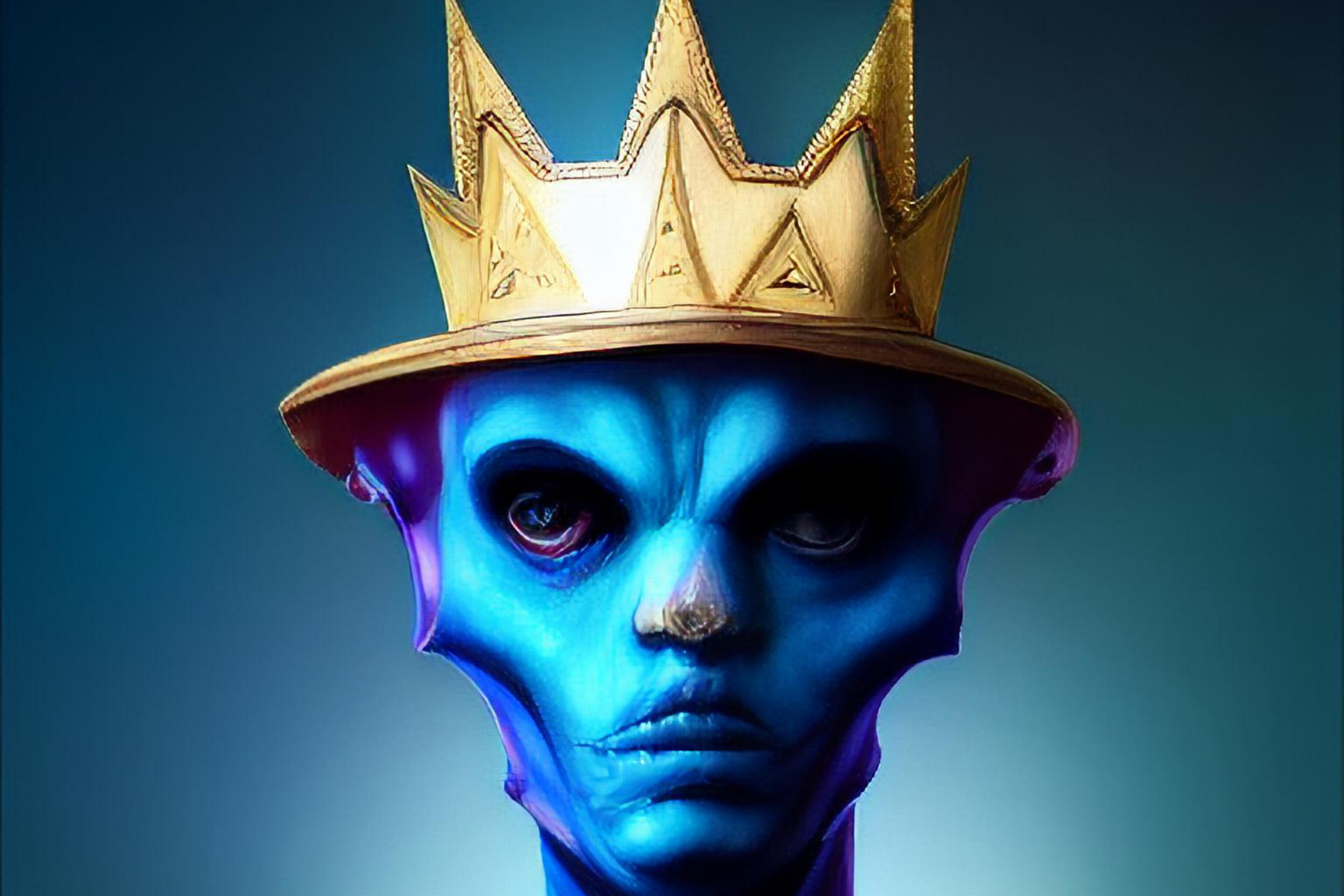Sci-Fi Alien Royalty - Humanoid Space Character Portrait Art | 2D ...